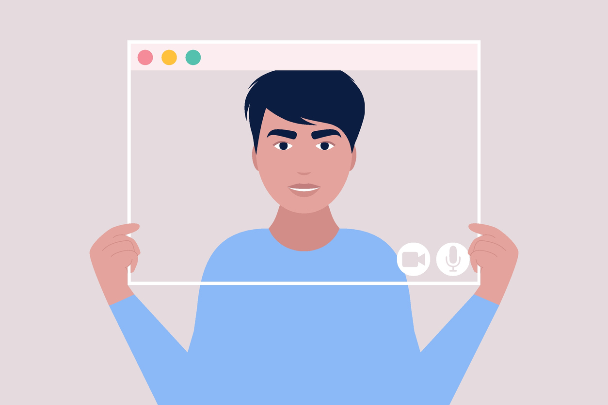 The Secret to Feeling Confident and Making Eye Contact on Video